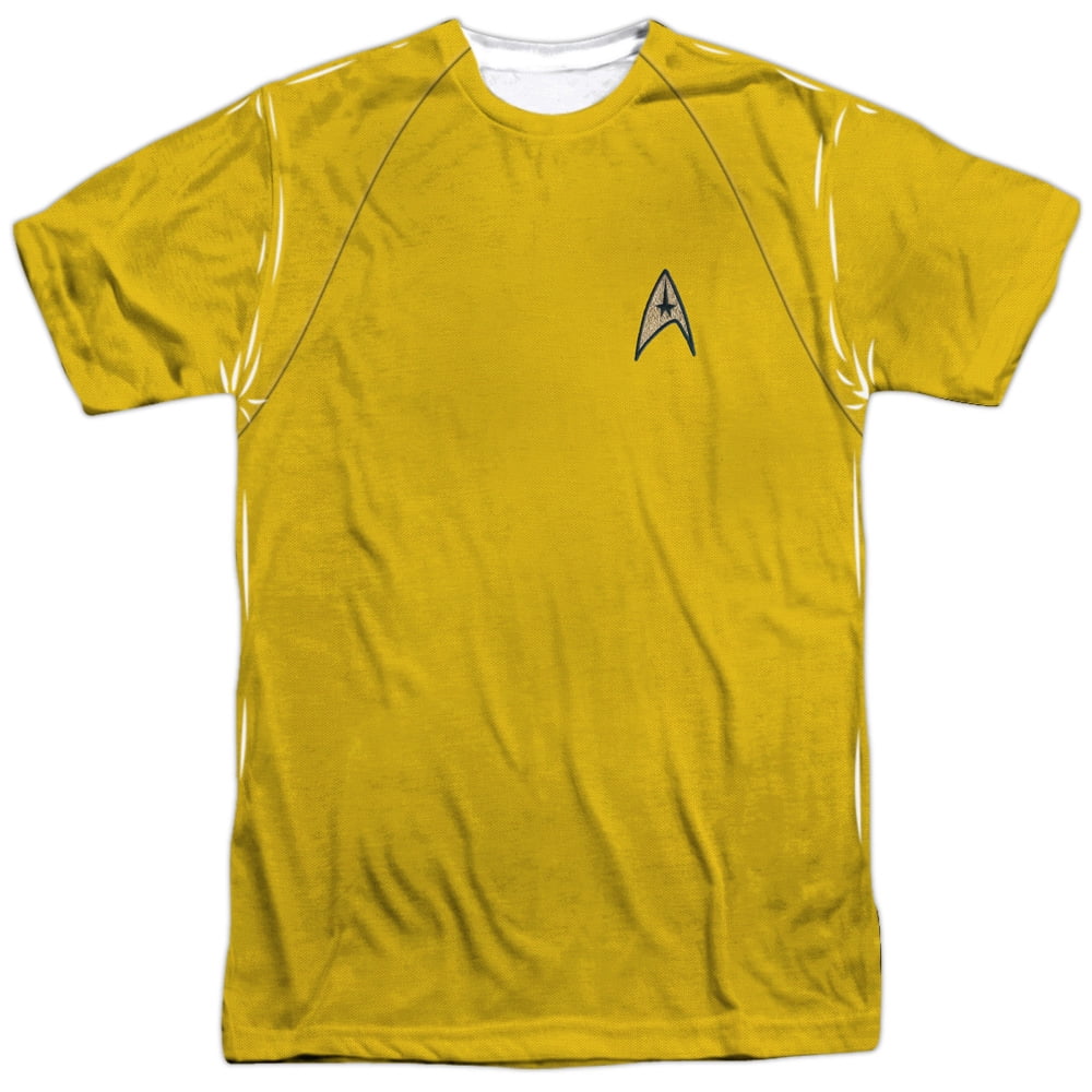 Star Trek - Tos Command Uniform - Short Sleeve Shirt - X-Large ...