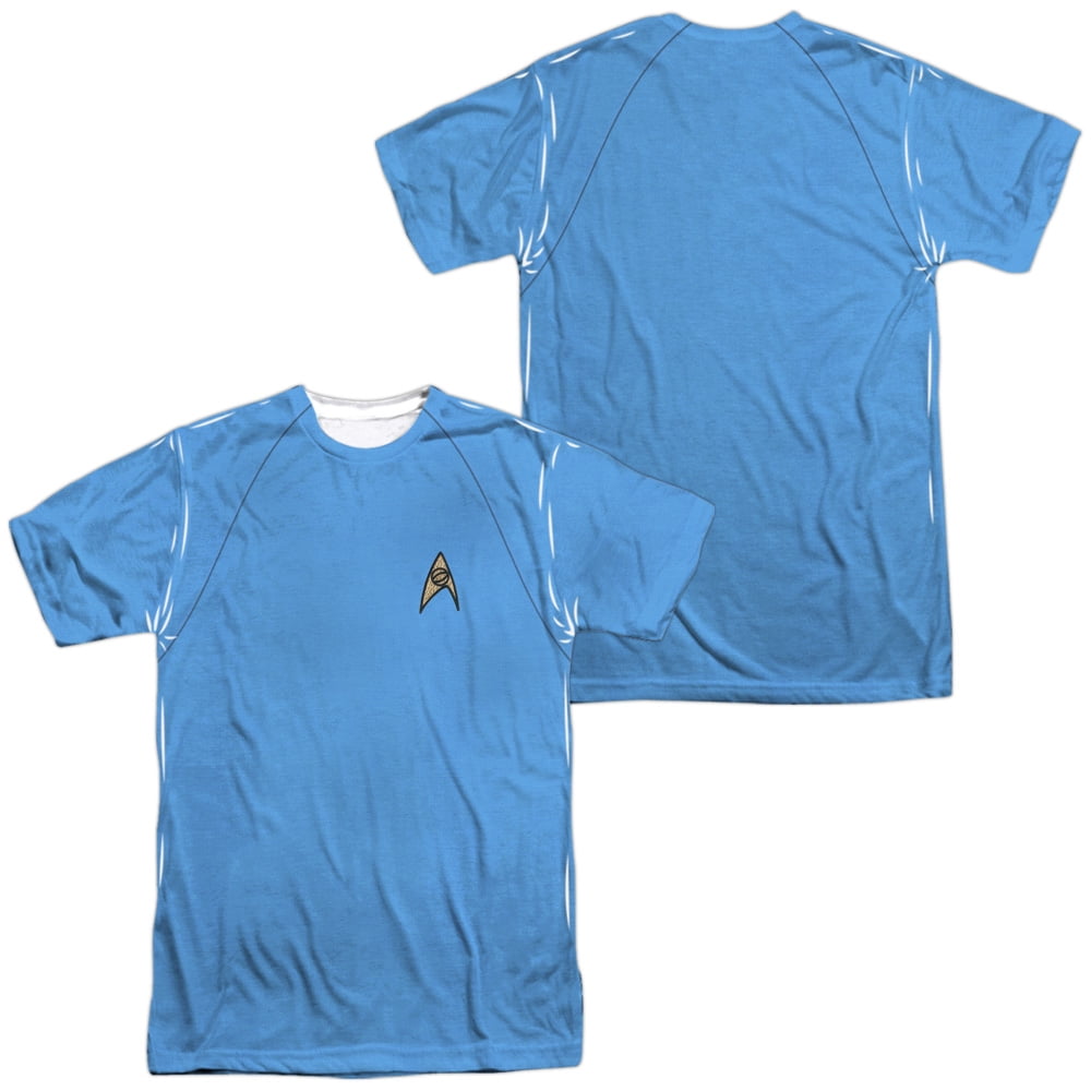 Star Trek TOS Science Uniform Unisex Adult Sublimated Costume T Shirt ...