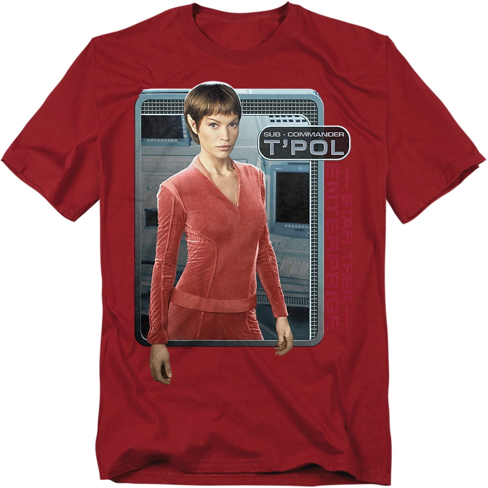 Star Trek - Tpol - Adult Unisex Short Sleeve T-Shirt - Red - Walmart.com