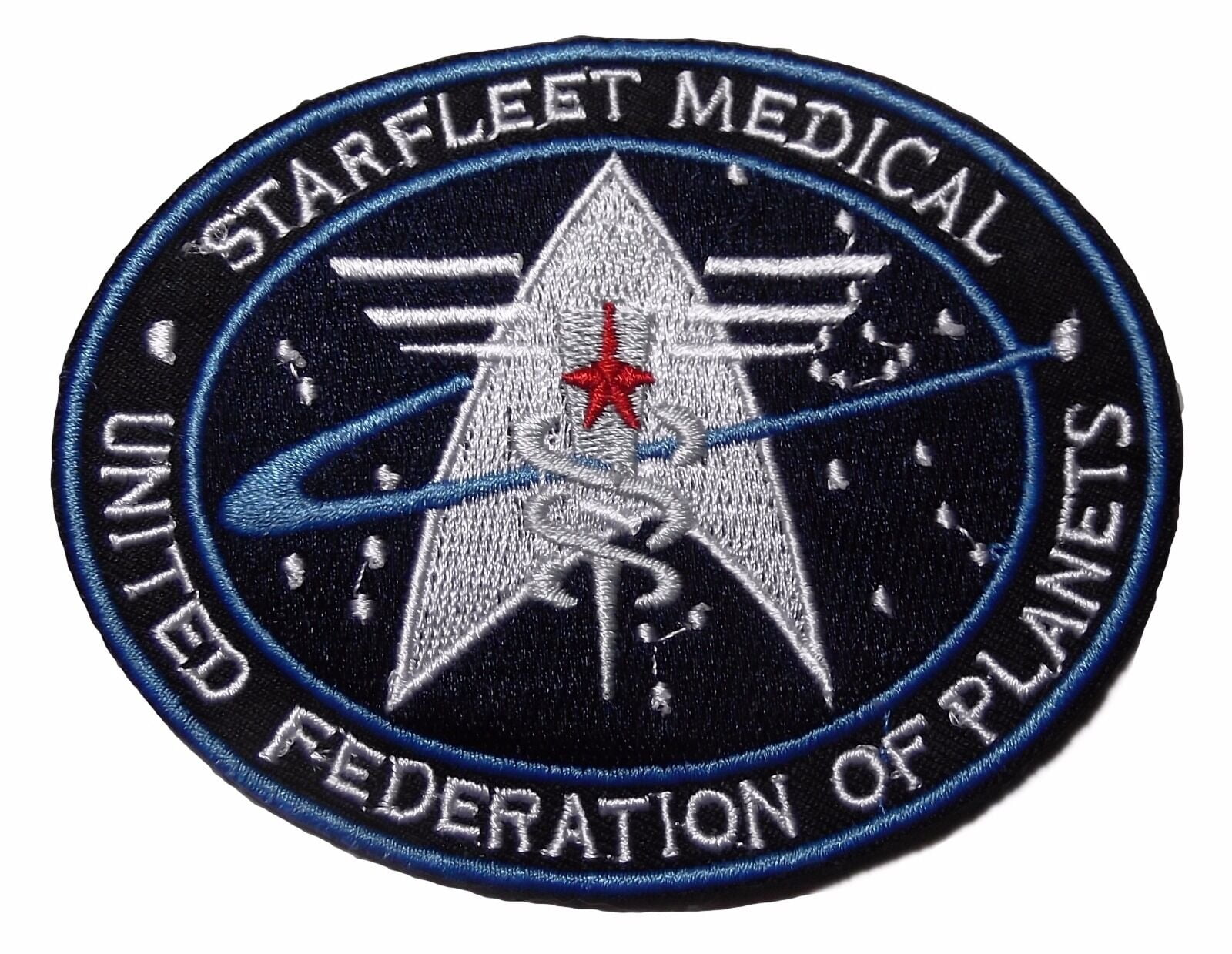 Star Trek United Federation of Planets Starfleet Medical Shield Patch ...