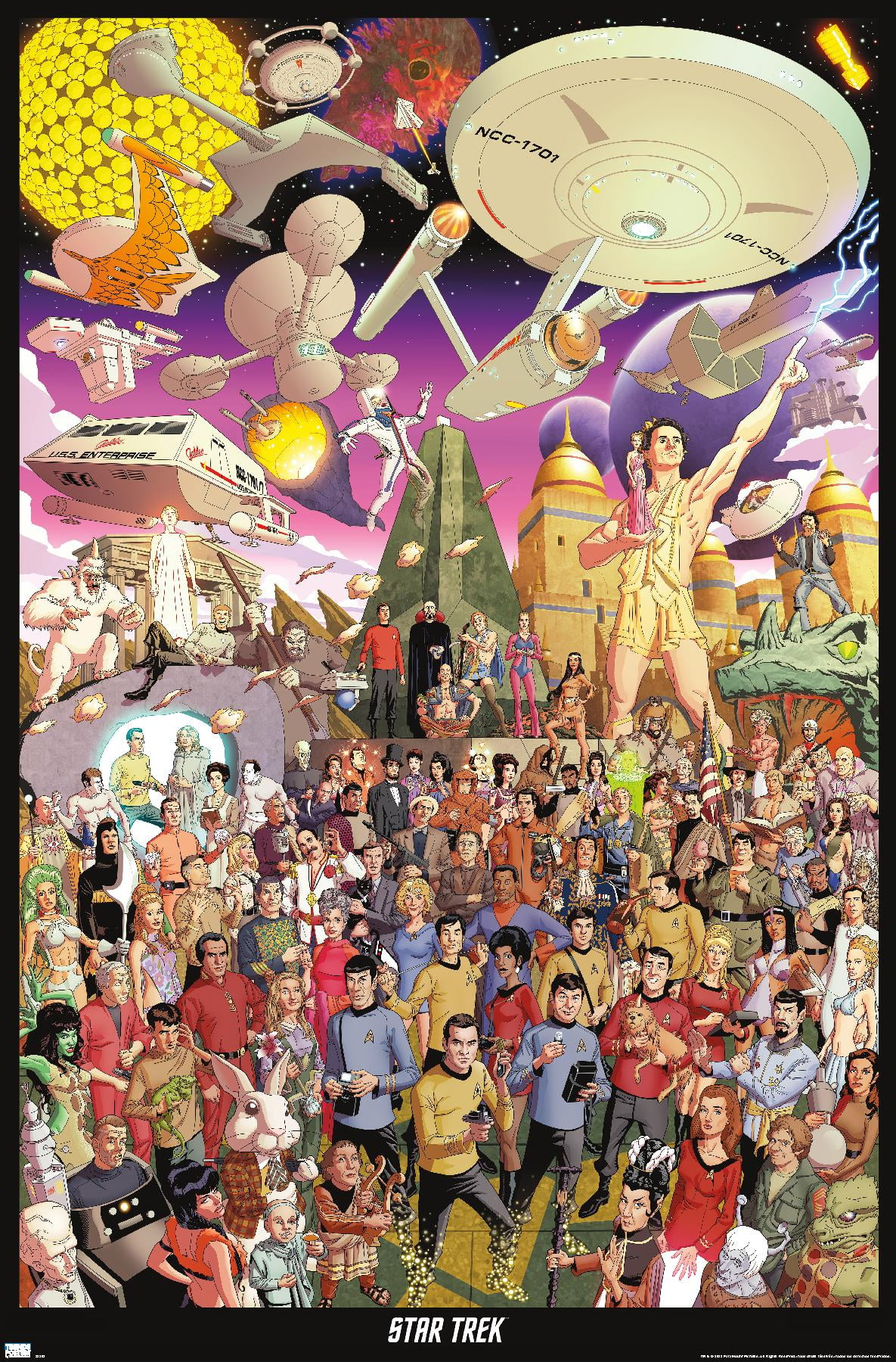Star Trek: Universe - Dusty Abell Illustration Wall Poster, 22.375" x 34" - Walmart.com