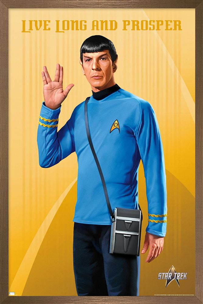 Star Trek: Universe - Spock, Live Long and Prosper Wall Poster, 22.375 ...