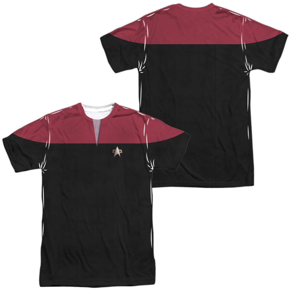 Star Trek Voyager Command Uniform Unisex Adult Sublimated Costume T ...
