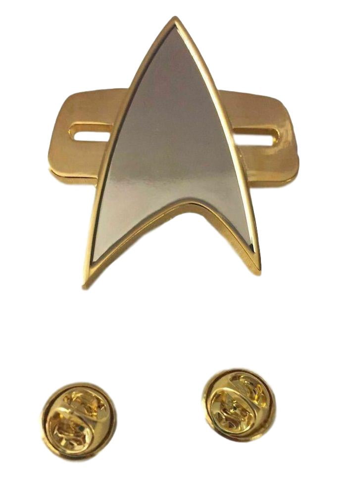Star Trek Voyager Communicator Pin Full Size Badge Uniform Cosplay ...