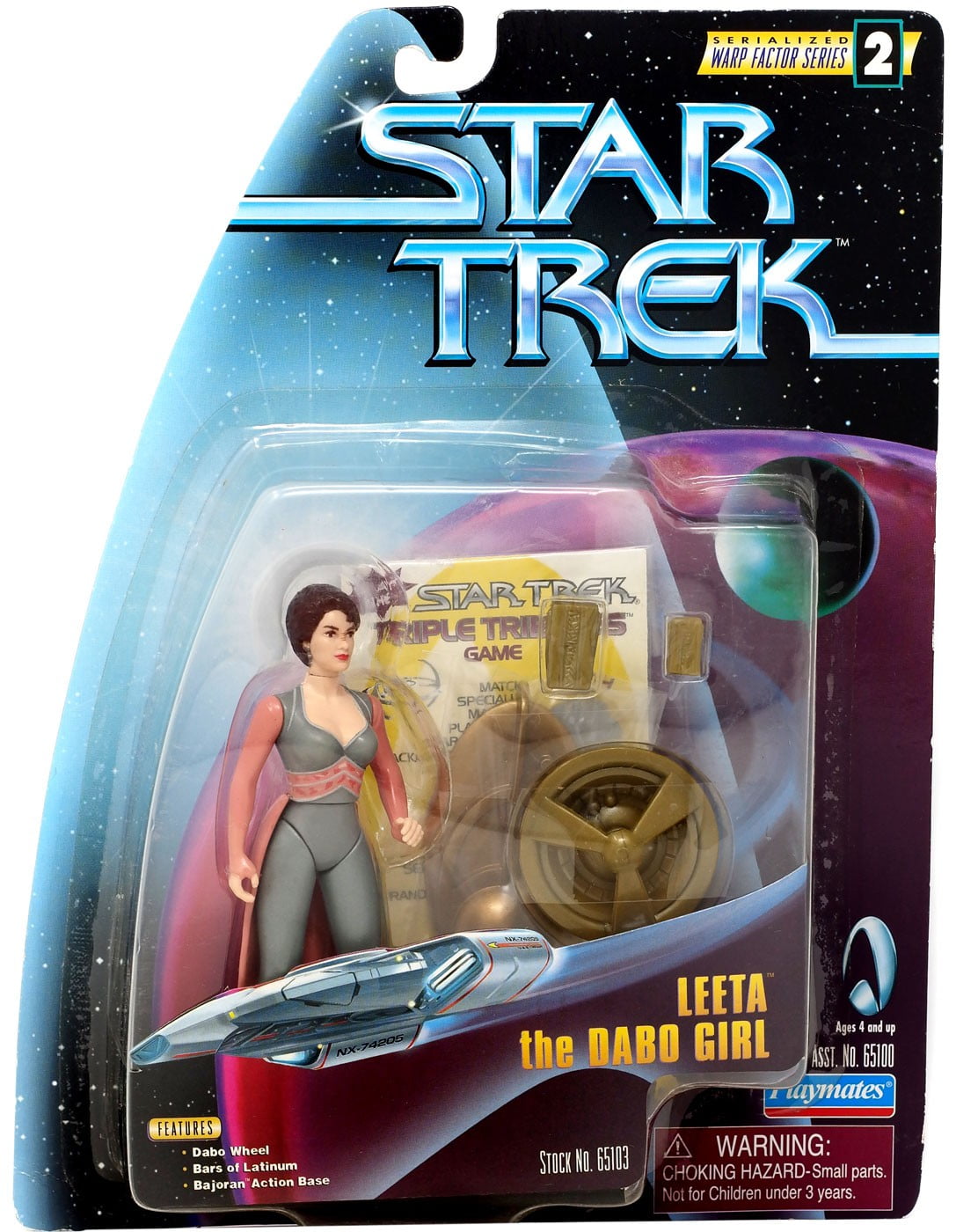 Star Trek Warp Factor Series 2 Leeta the Dabo Girl Action Figure ...