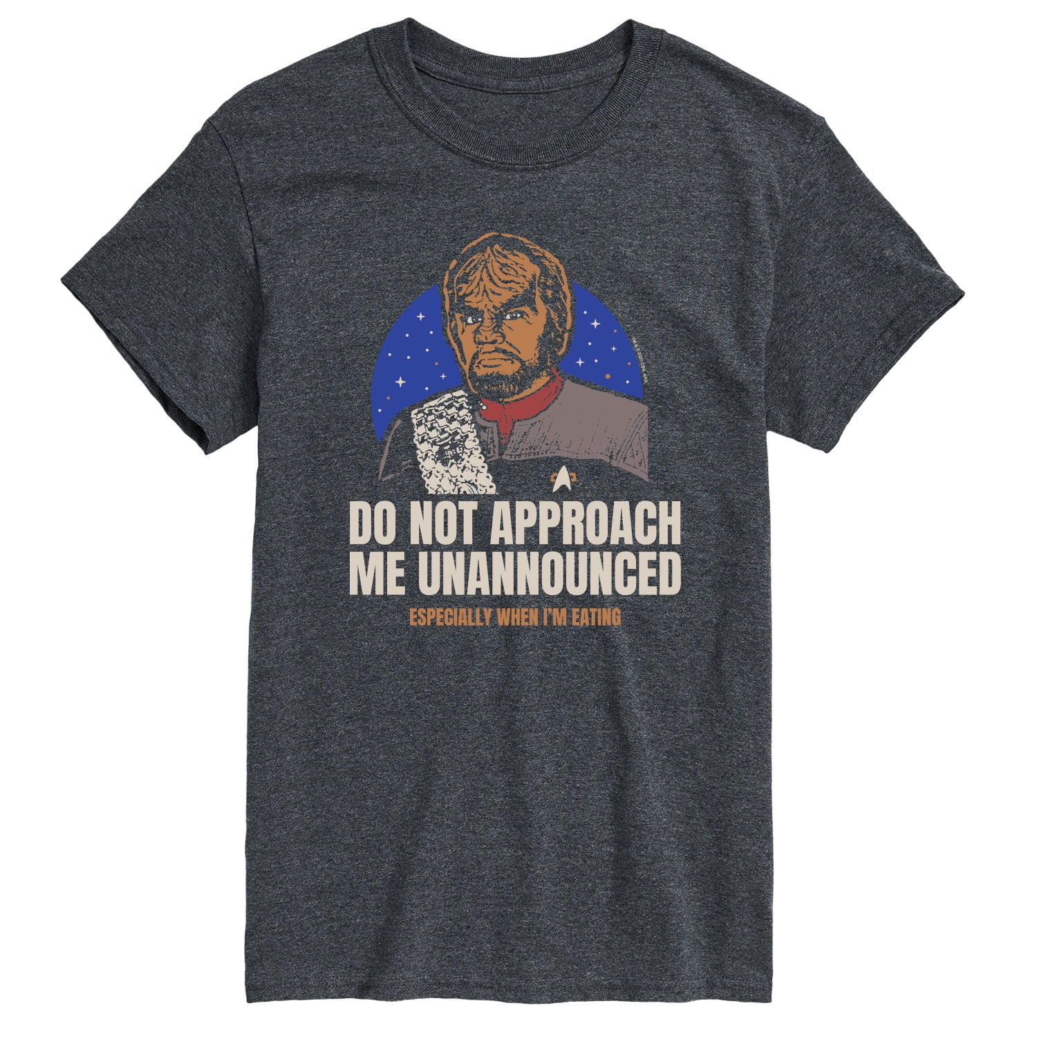 Star Trek - Worf Do Not Approach Me - Men's Short Sleeve Graphic T ...