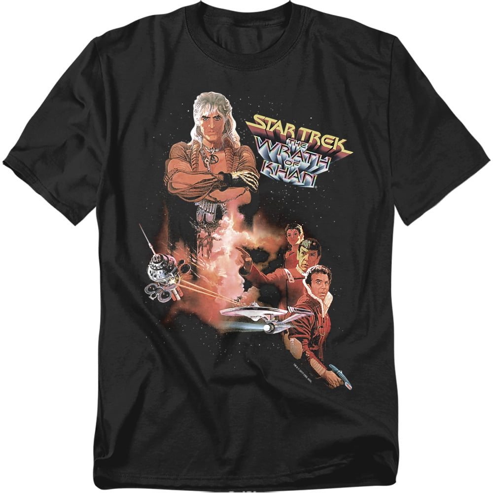 Star Trek Men's Wrath Of Khan T-shirt Medium Black - Walmart.com