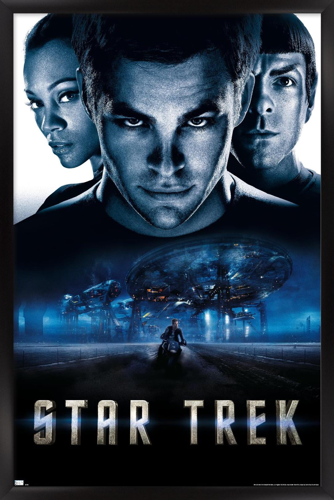 Star Trek XI - One Sheet Wall Poster, 22.375" x 34" Framed - Walmart.com