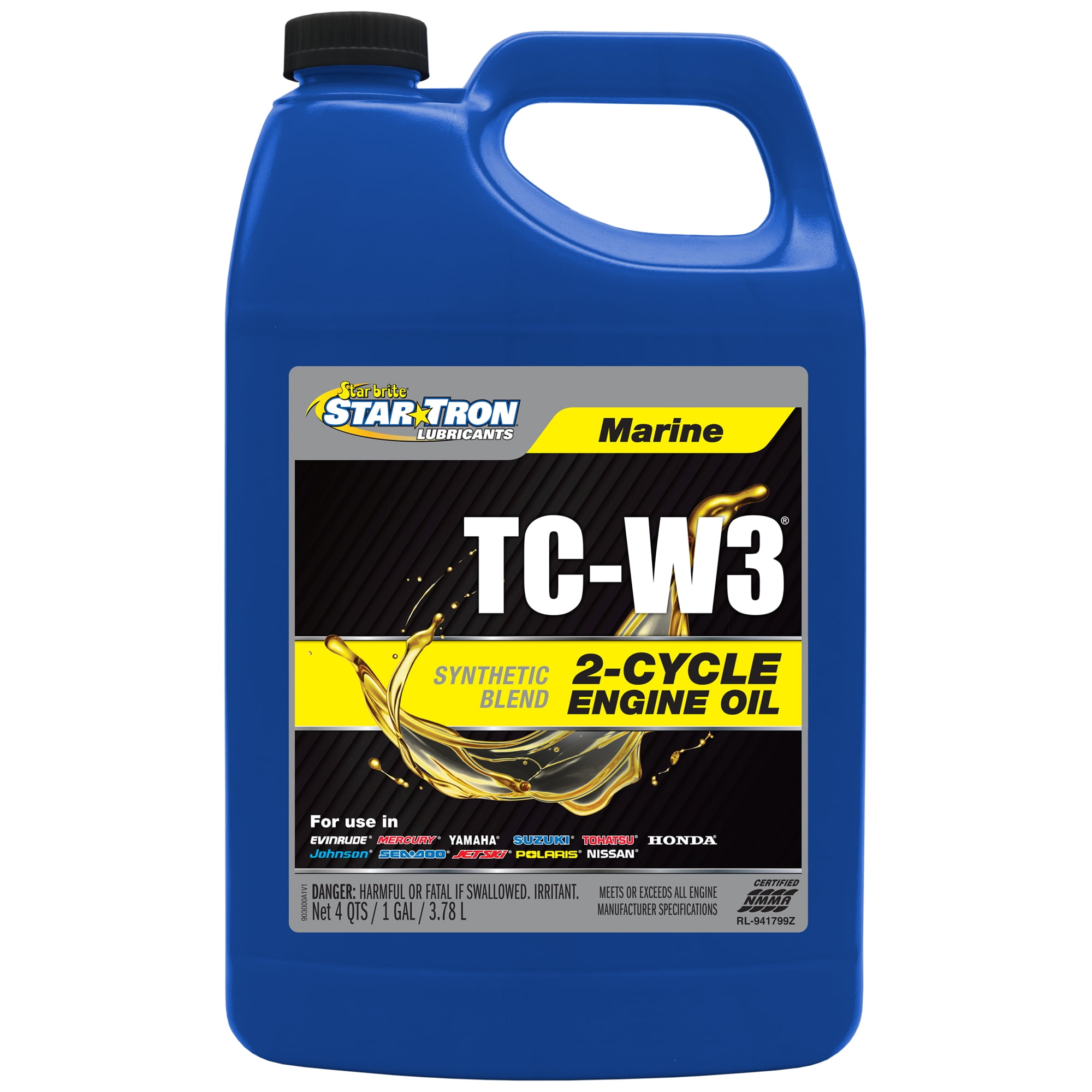 Star Tron Lubricants 2-Cycle Engine Oil TC-W3 - 1 GAL - Walmart ...