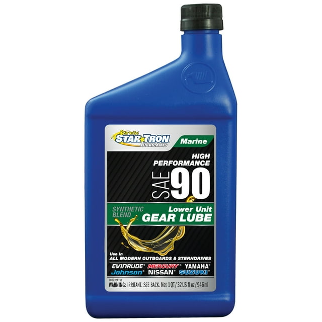 Star Tron Marine High Performance SAE 90 Gear Lube, Synthetic Blend ...