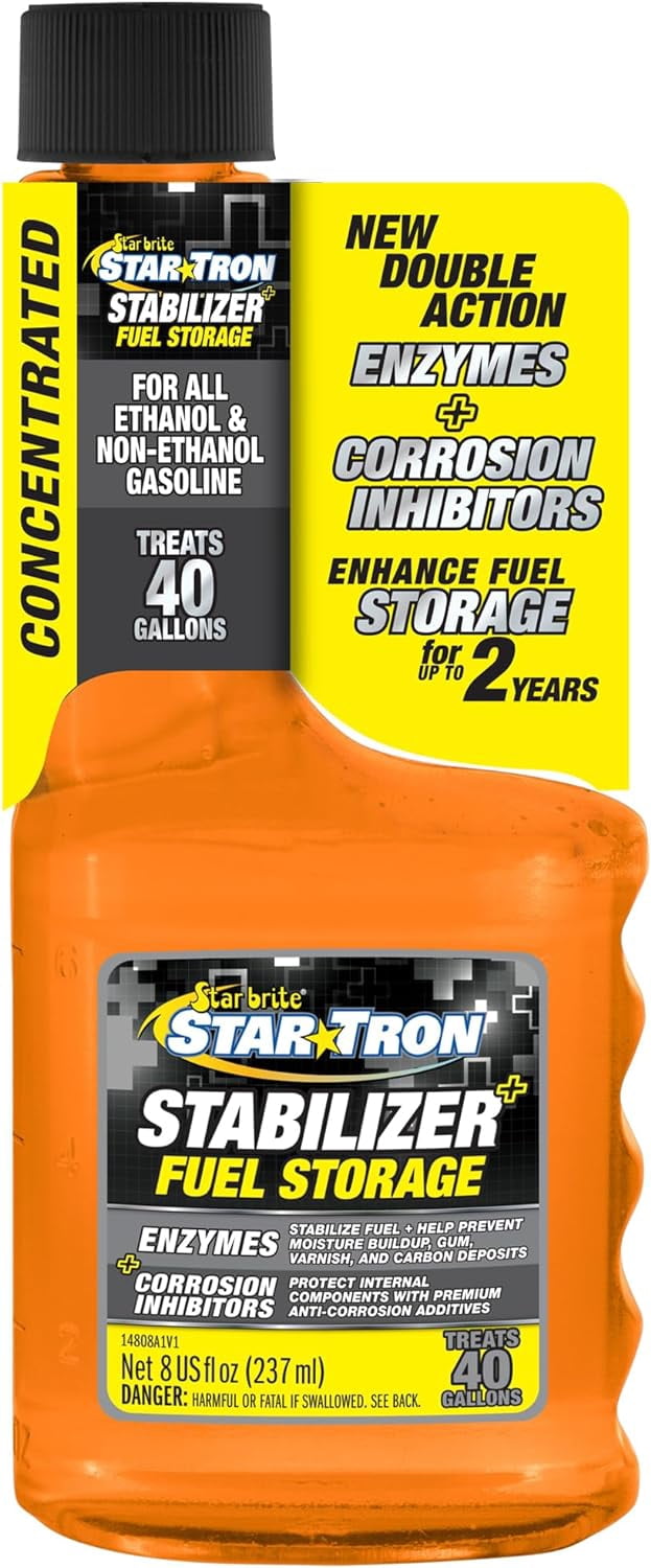 Star Tron Stabilizer+ Fuel Storage & Corrosion Protection, Treats 40 ...