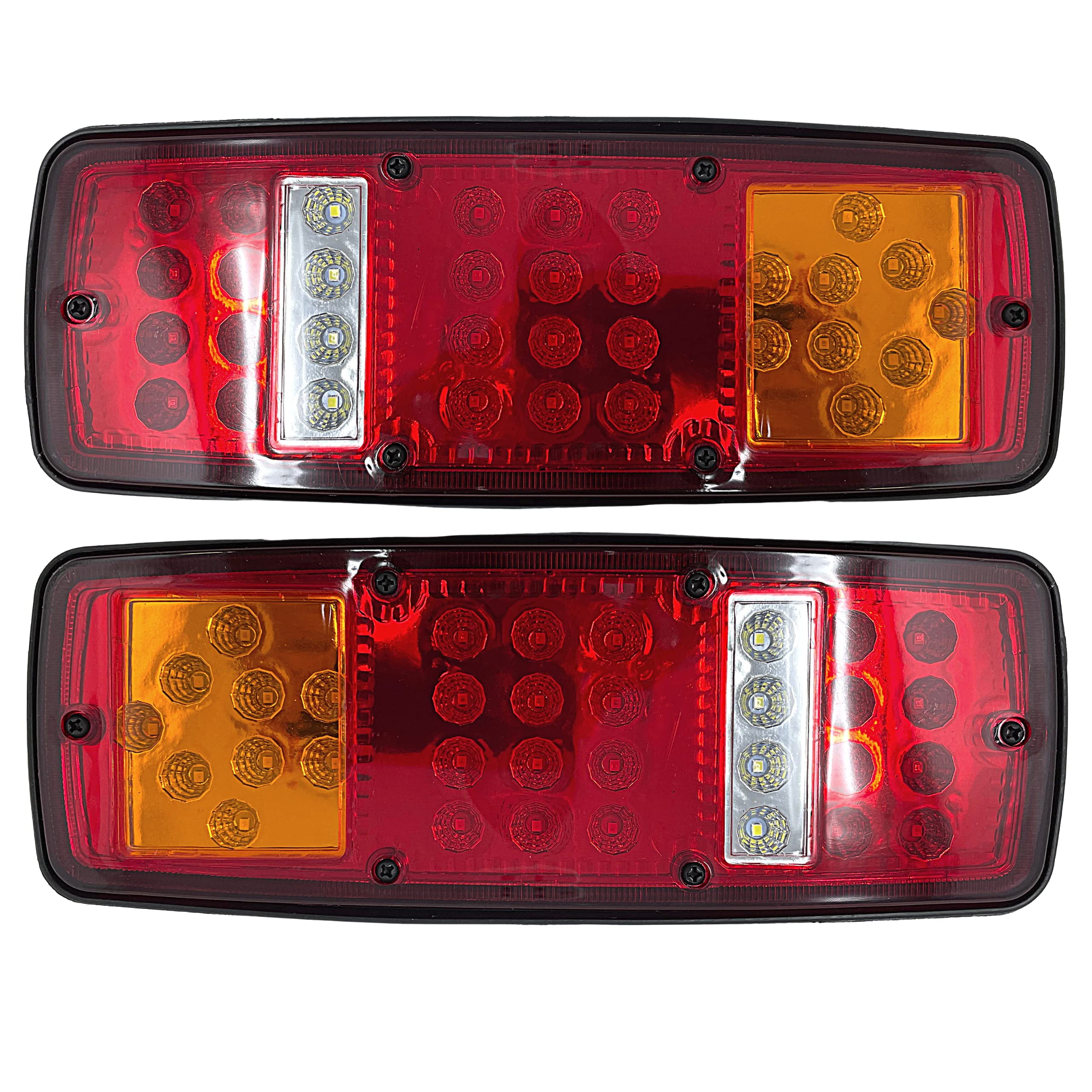 All Star Truck Parts] KEF16 33 LED Truck Rectangle 3 Color Tail Light ...