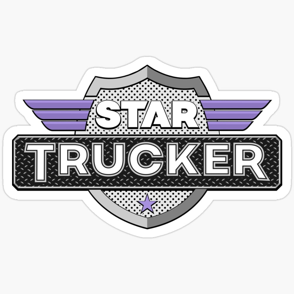 Star Trucker Fan Logo Sticker Phone Decal Water Bottle Stickers Car ...