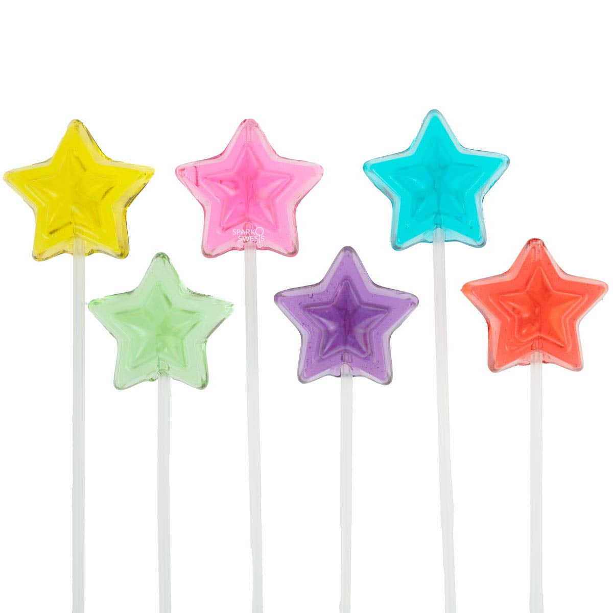 Star Twinkle s Lollis, Made in USA, 100 Count, 11-Inch Stems, Multi ...