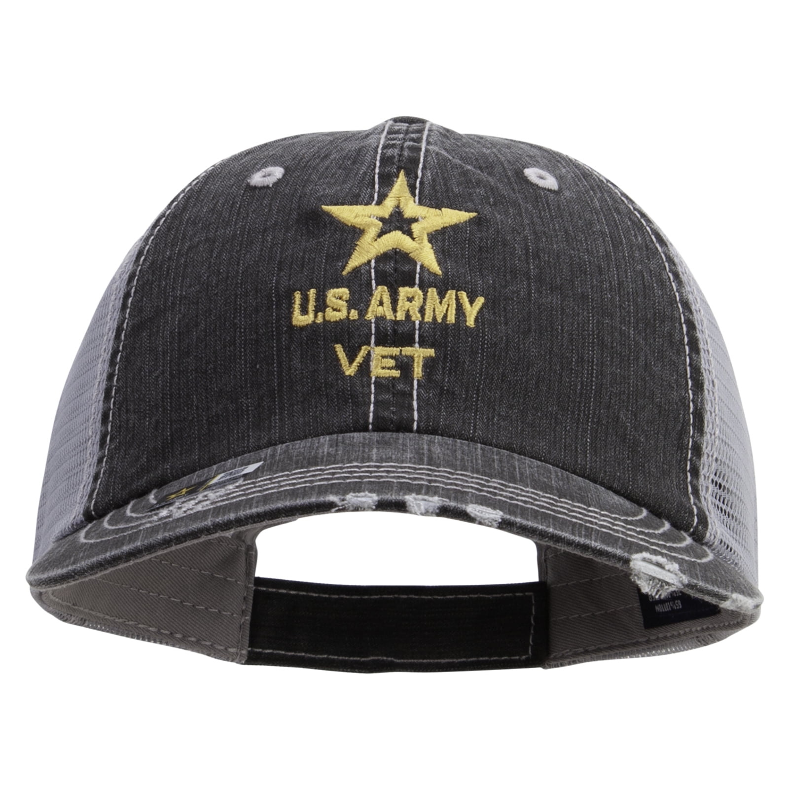 Star US Army Veteran Military Embroidered Low Profile Special Cotton ...