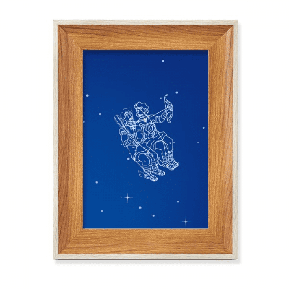 Star Universe Geni Constellation Pattern Desktop Wooden Photo Frame ...