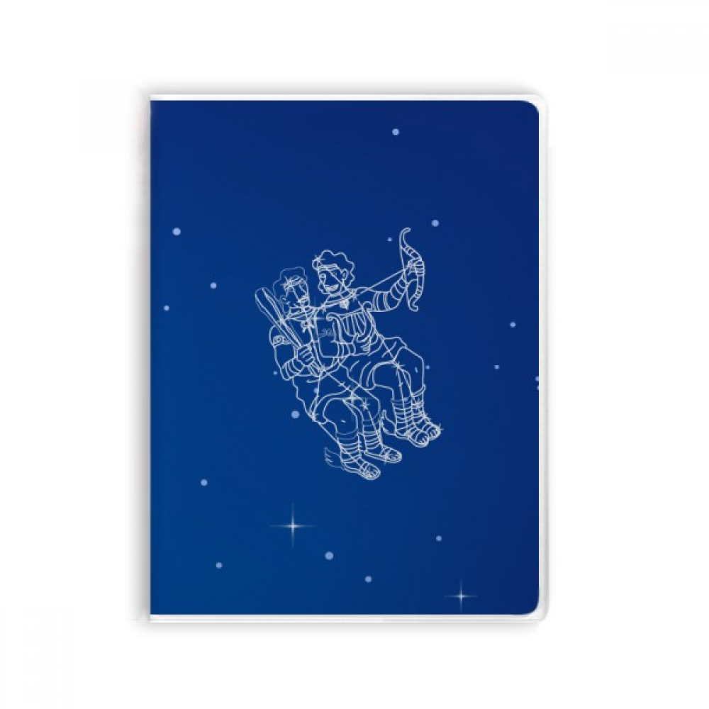 Star Universe Geni Constellation Pattern Notebook Gum Cover Diary Soft ...