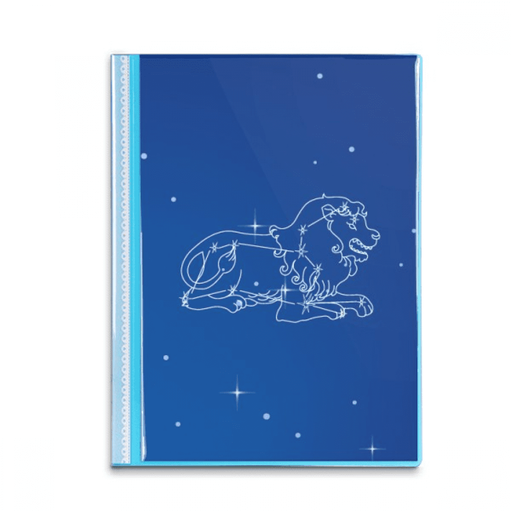 Star Universe Leo Constellation Pattern Book Sheet Protectors Portfolio ...