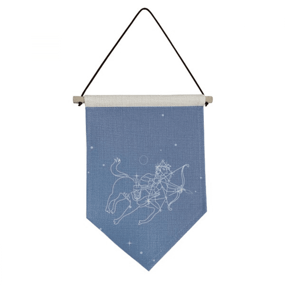 Star Universe Sagittarius Constellation Pattern Canvas Flag Hanging ...
