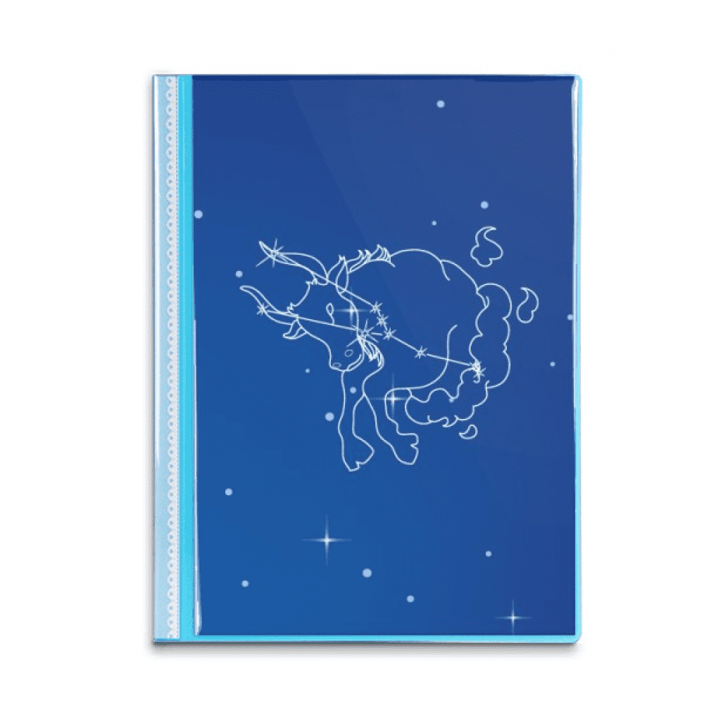 Star Universe Taurus Constellation Pattern Book Sheet Protectors ...