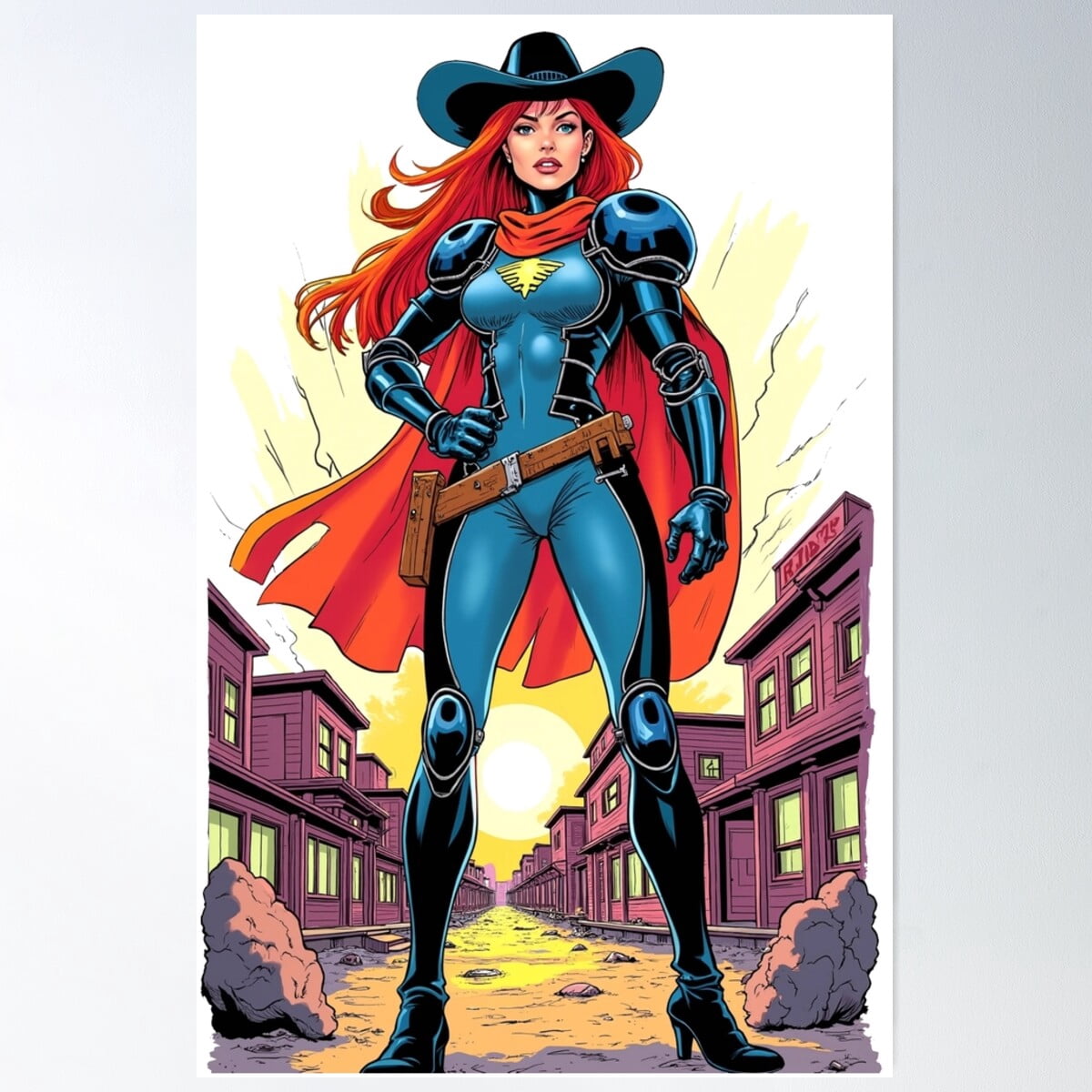 Star Vigilante Of The West Poster Wall Art, Modern Wall Decor For ...
