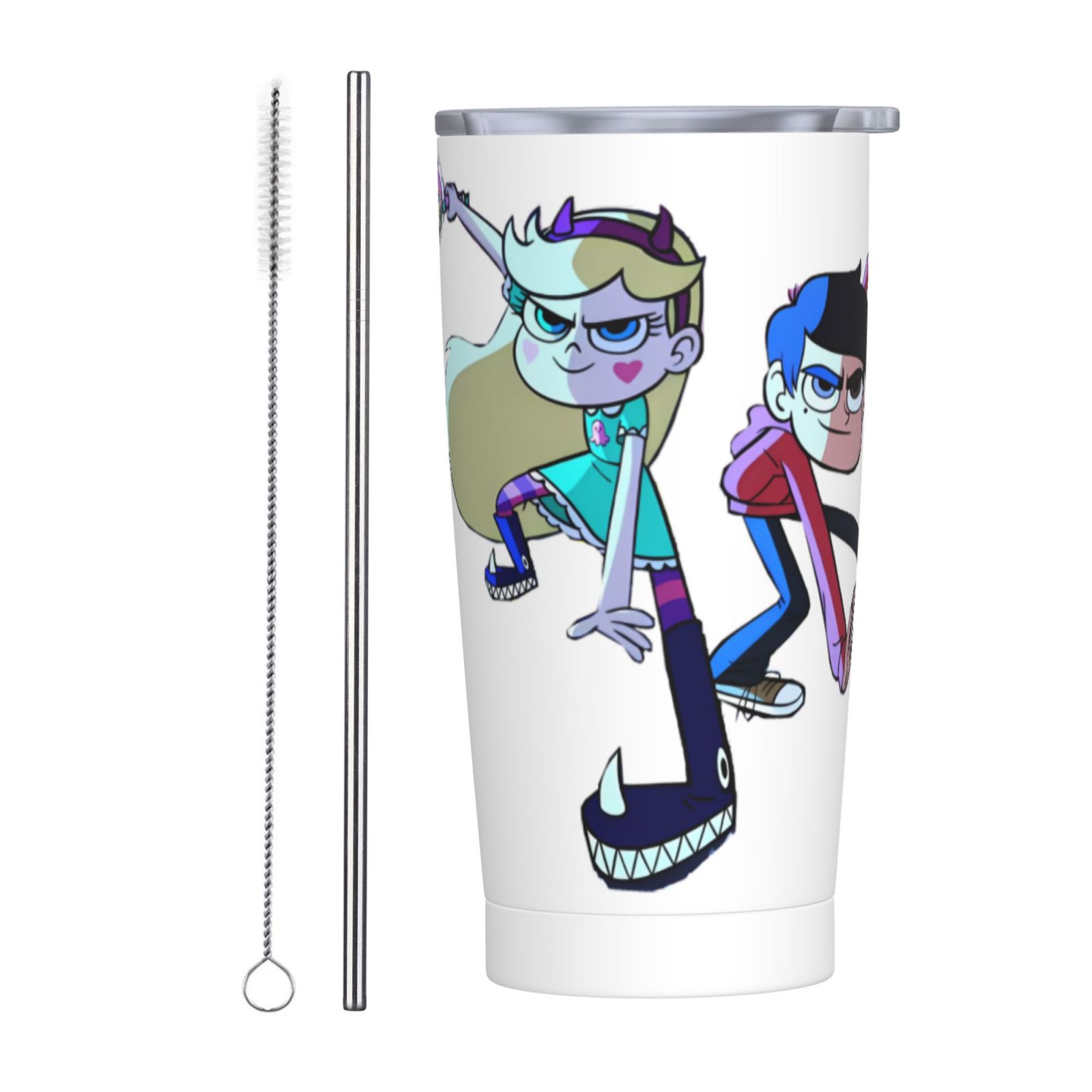 Star Vs. The Forces Of Evil 20oz Stainless Steel Straw Cover Cup, Car ...