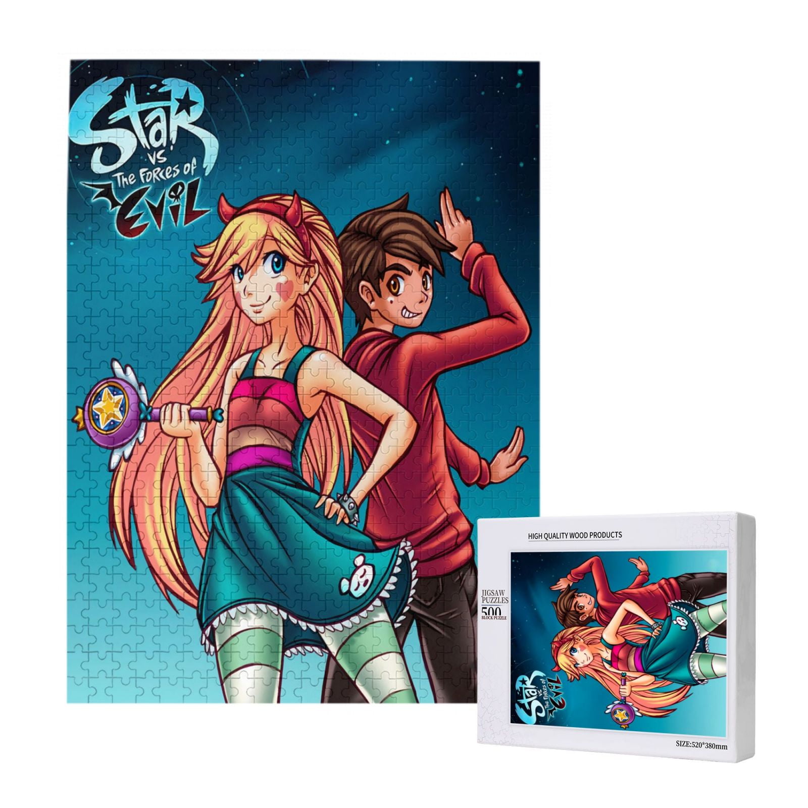 Star Vs The Forces Of Evil Jigsaw Puzzles 300/500/1000 Pieces Wooden ...