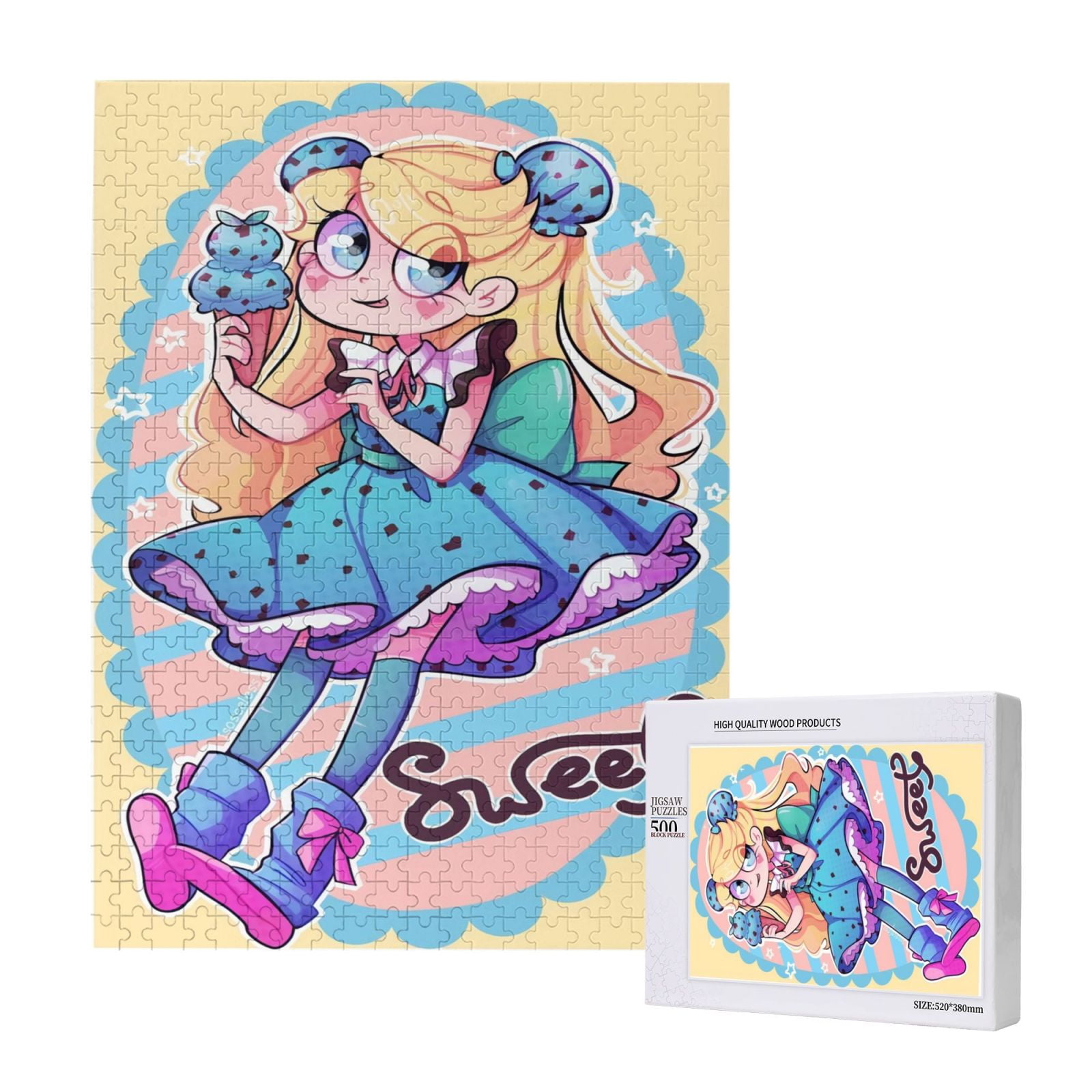 Star Vs The Forces Of Evil Jigsaw Puzzles 300/500/1000 Pieces Wooden ...