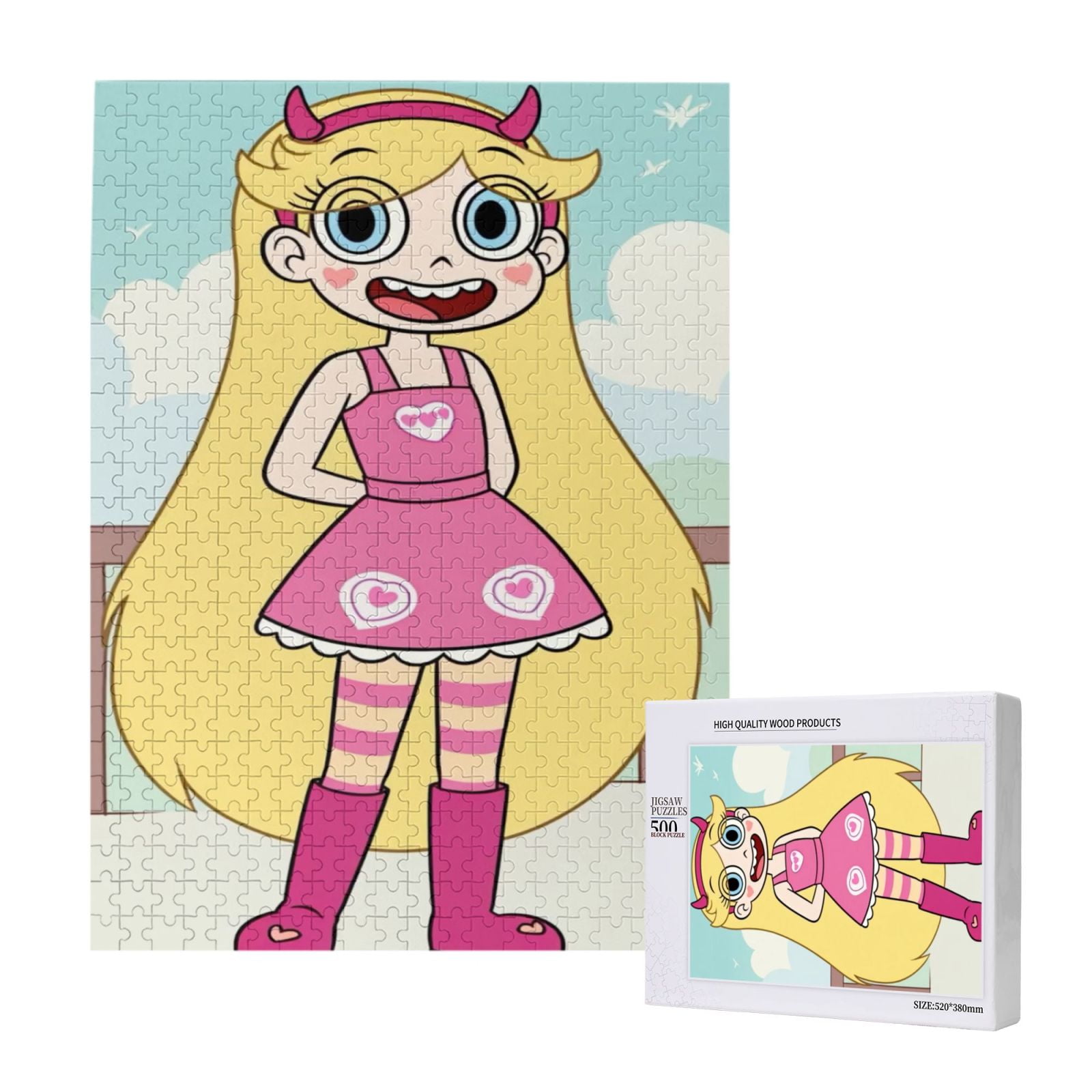Star Vs The Forces Of Evil Jigsaw Puzzles 300/500/1000 Pieces Wooden ...