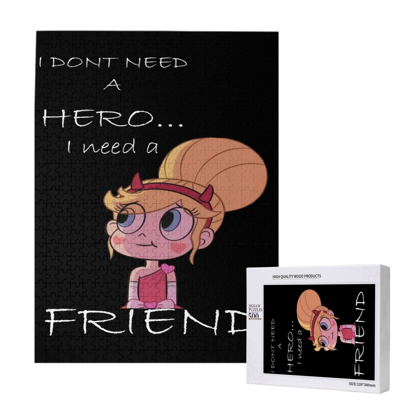 Star Vs The Forces Of Evil Jigsaw Puzzles 300/500/1000 Pieces Wooden ...