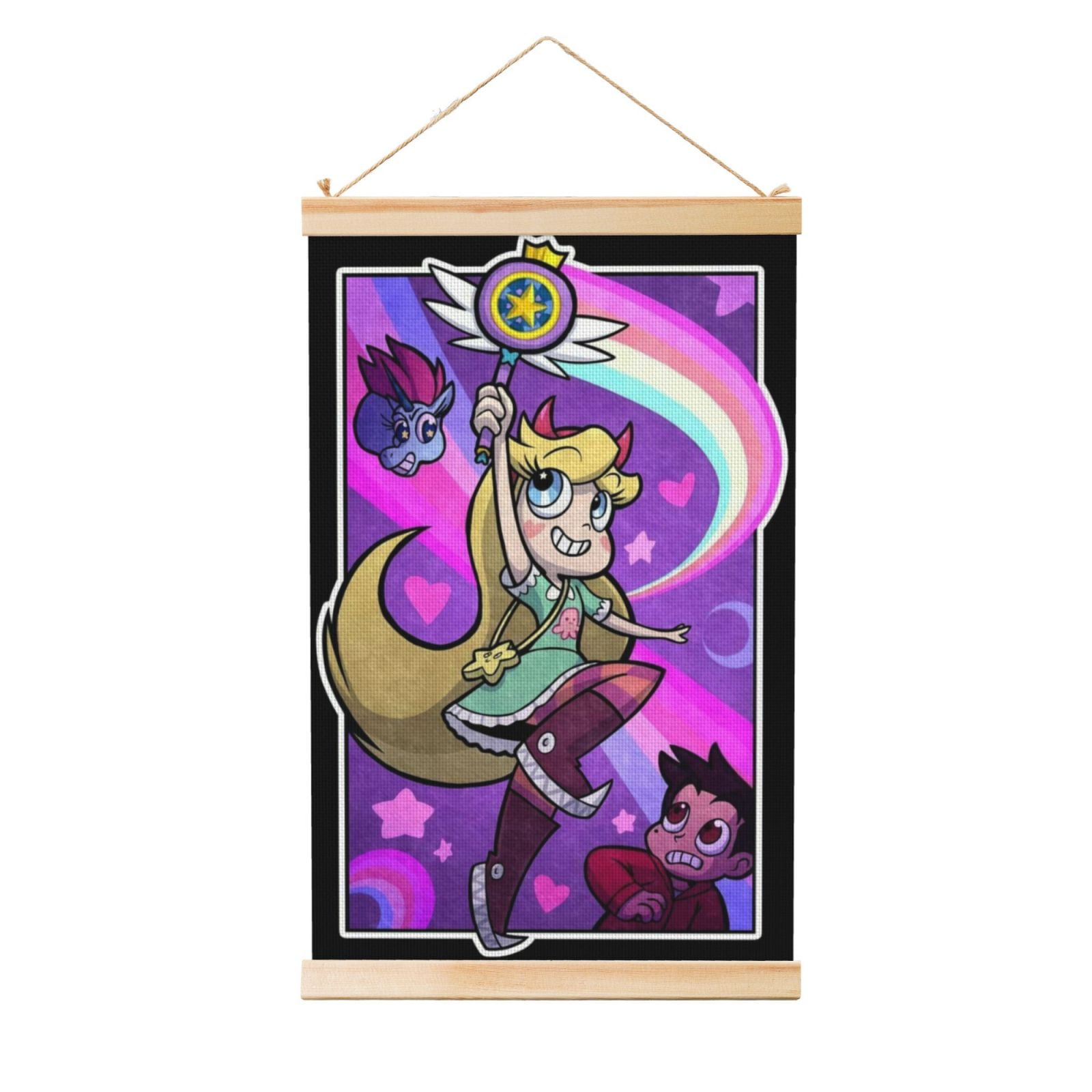 Star Vs The Forces Of Evil Posters For Room Wall Art Wooden Shaft ...