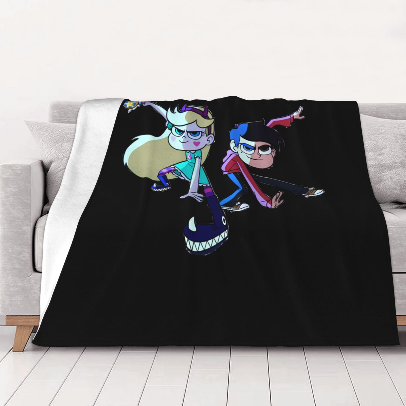 Star Vs. The Forces Of Evil Super Soft Flannel Queen Size Blanket for ...