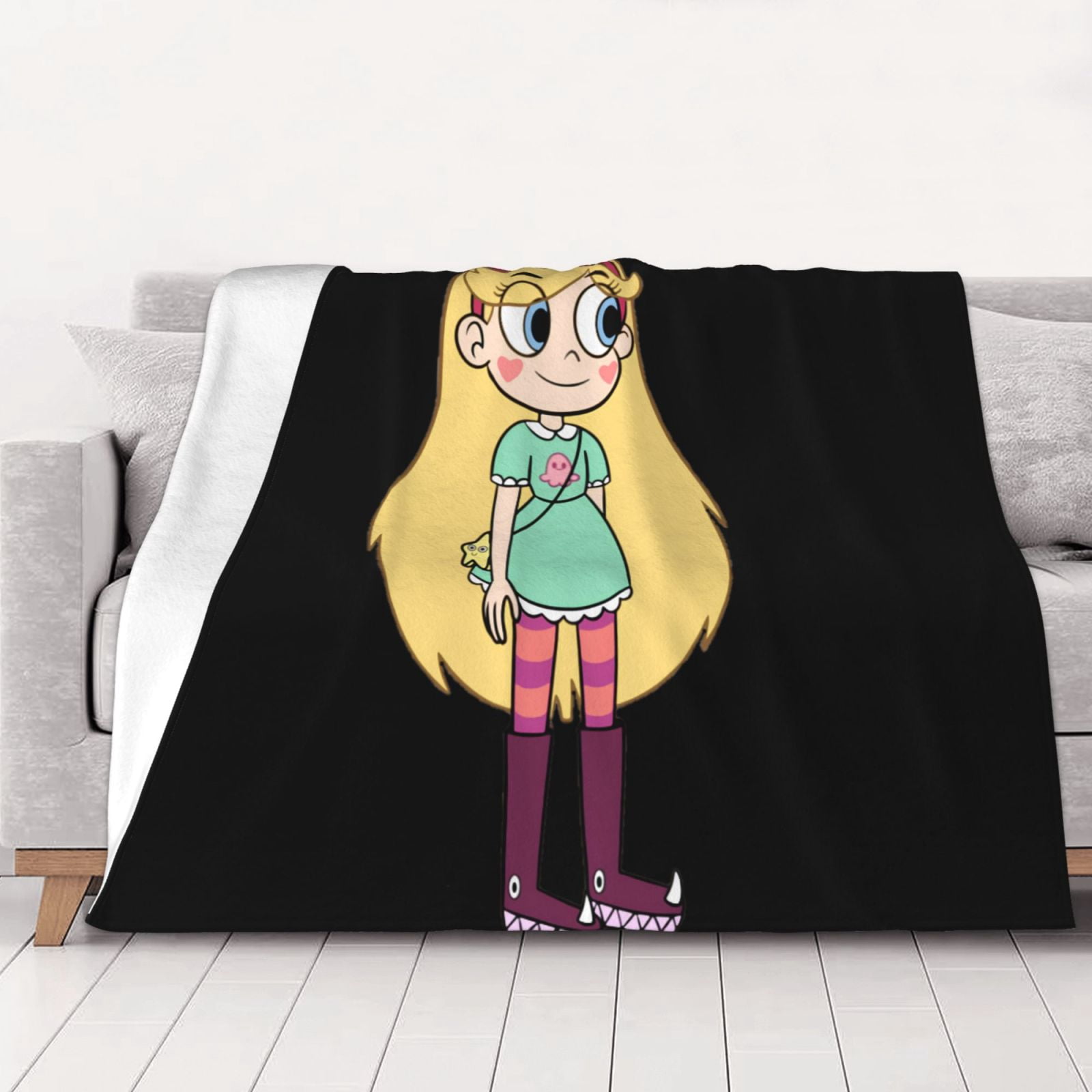 Star Vs. The Forces Of Evil Super Soft Flannel Queen Size Blanket for ...