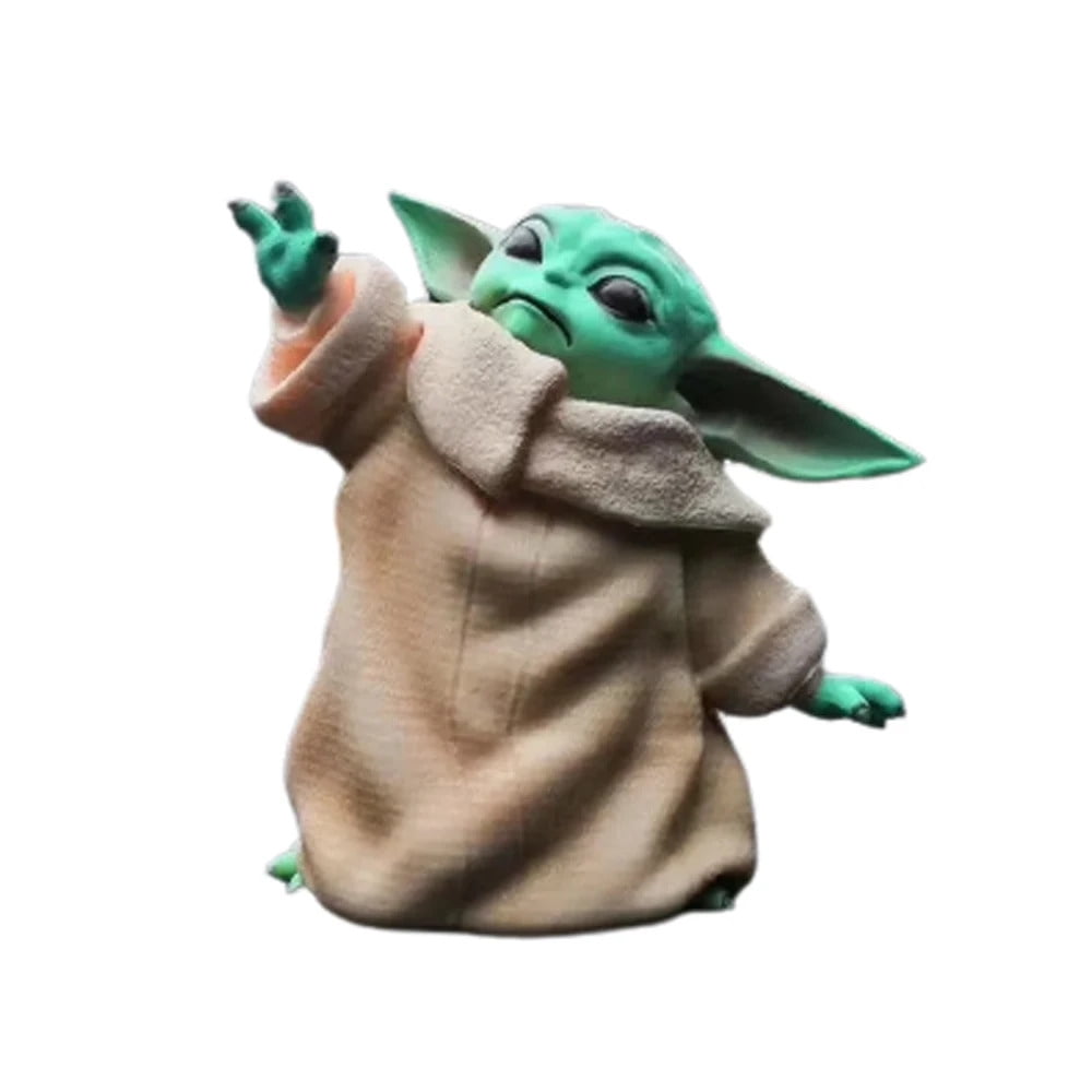 Star War Mandalorian Little Baby YODA Statue 8cm Figure Toys - Walmart.com