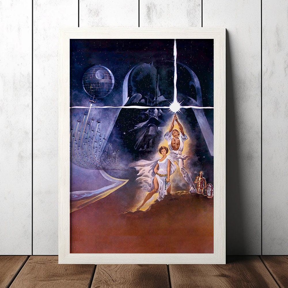 Star Wars 1977 Classic Movie Poster - Film Fan Collectibles - Vintage ...