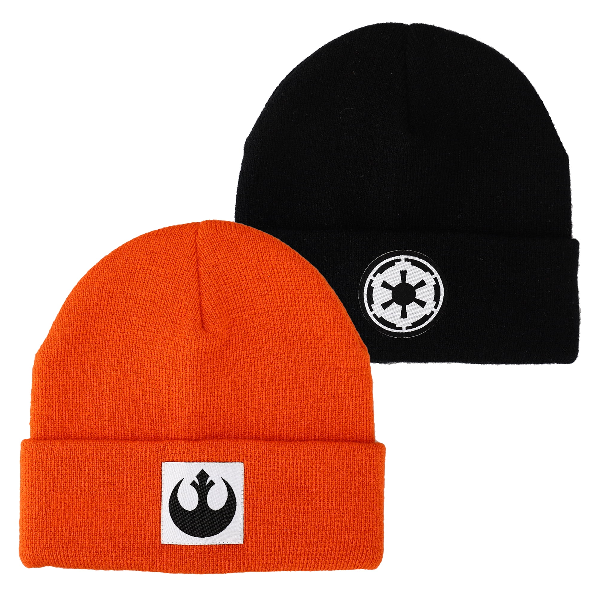 Star Wars Winter Hat: 2-Pack Jedi Order & Galactic Empire Cuff Beanies ...