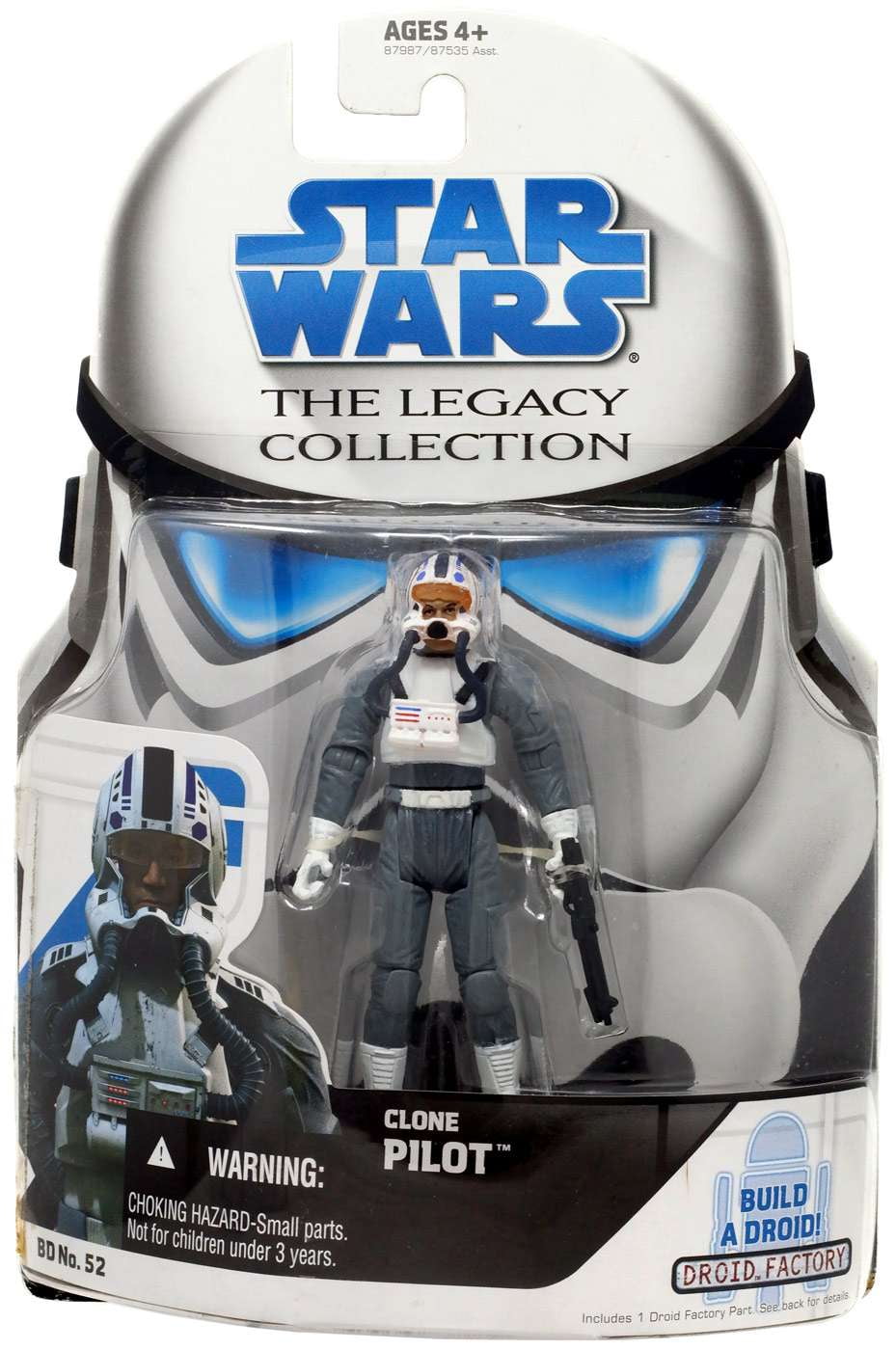 Star Wars 2008 Legacy Collection Droid Factory Clone Pilot Action ...