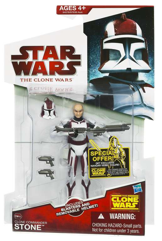 Star Wars 2009 Clone Commander Stone Action Figure - Walmart.com