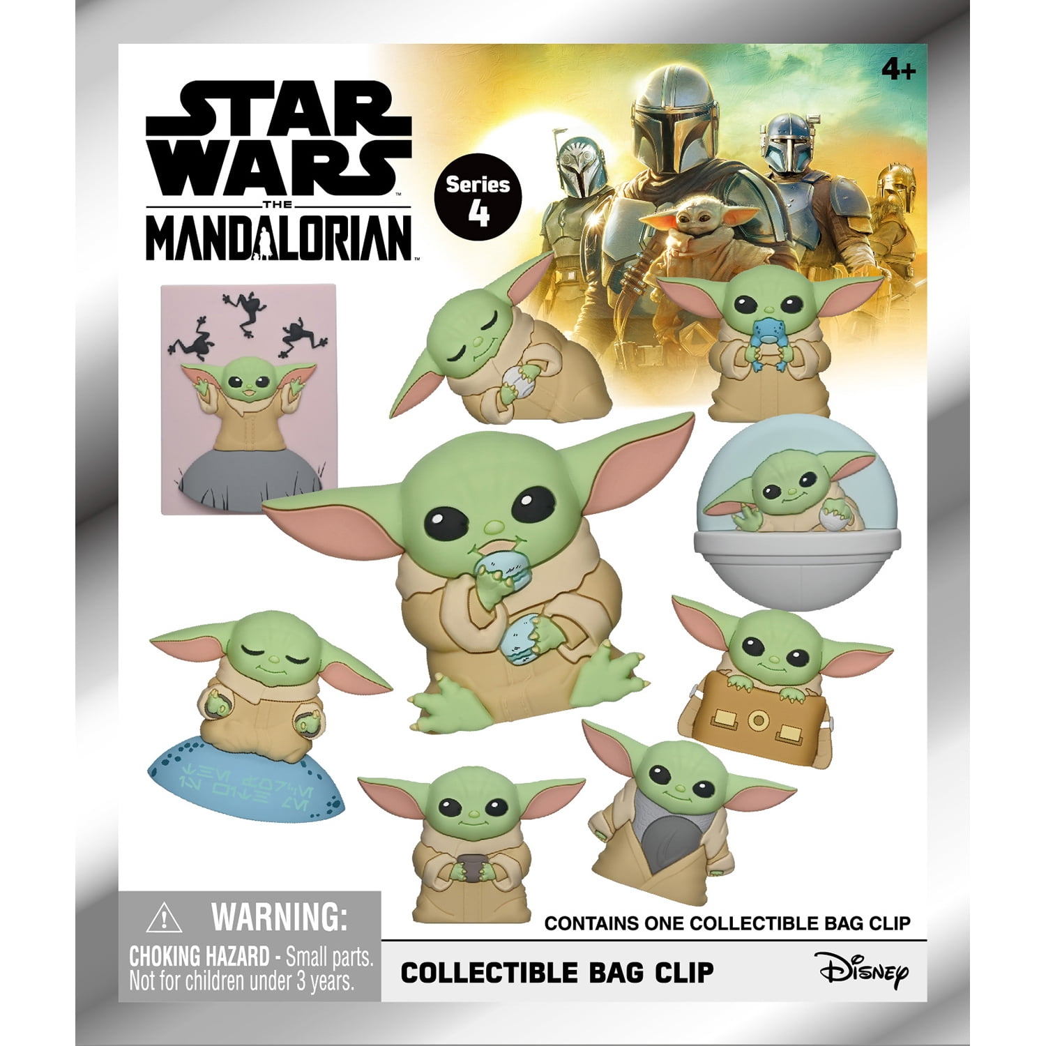 Star Wars Grogu 3D Foam Bag Clip Blind Bag - Walmart.com