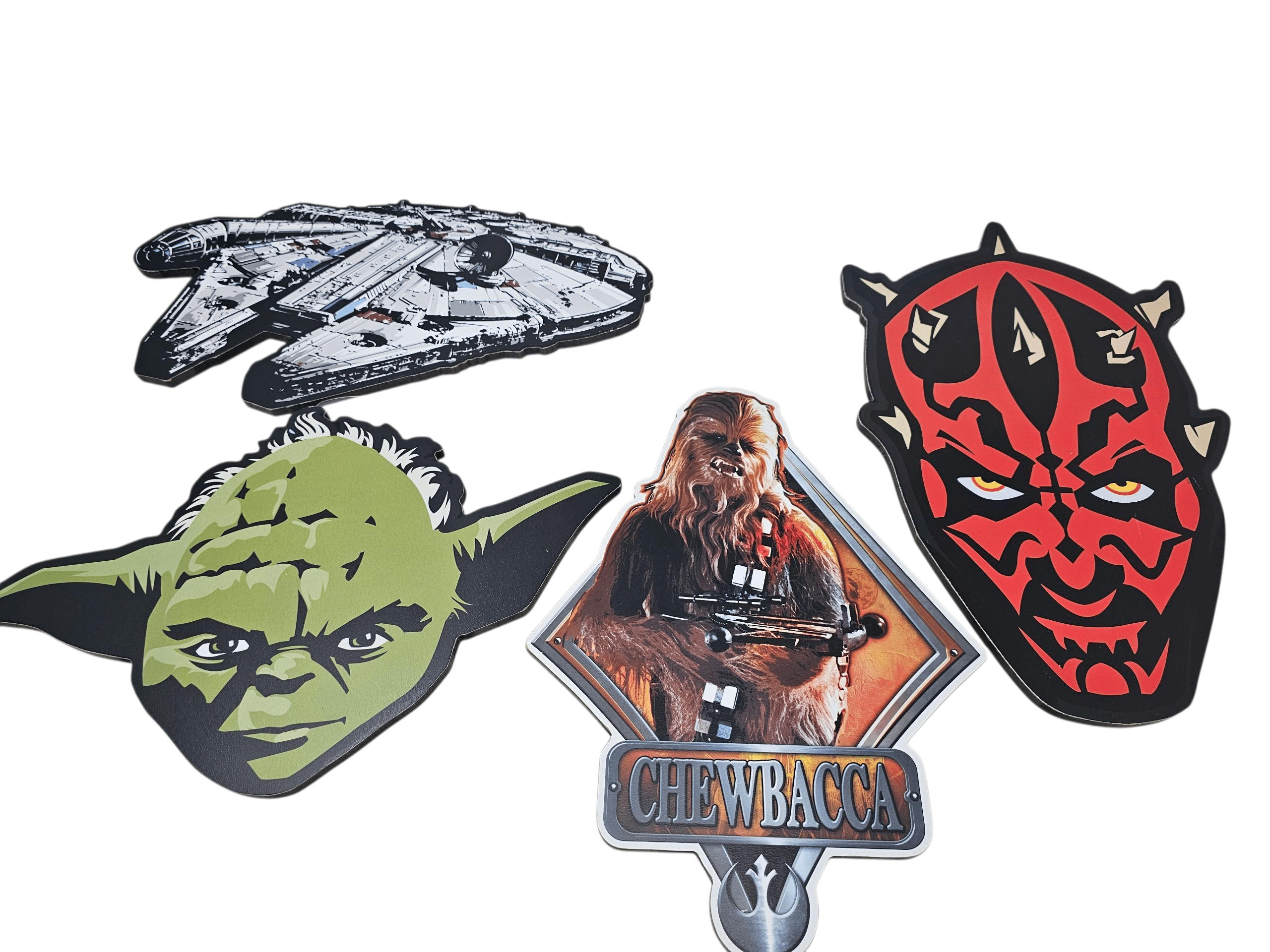 Star Wars 4 Pack Wooden Wall Signs - Walmart.com
