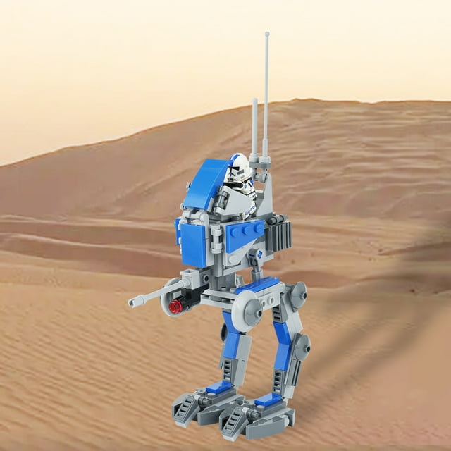 Star Wars 501st Legion Clone Trooper & AT-RT Building Block Figure Moc ...