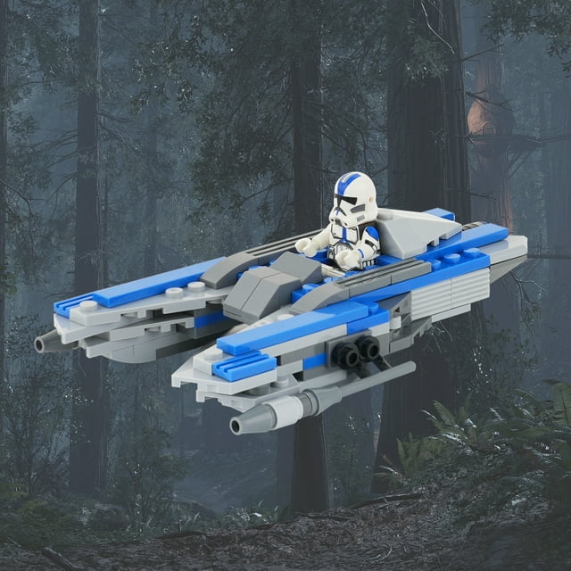 Star Wars 501st Legion Clone Trooper & Airship Building Block Figure ...