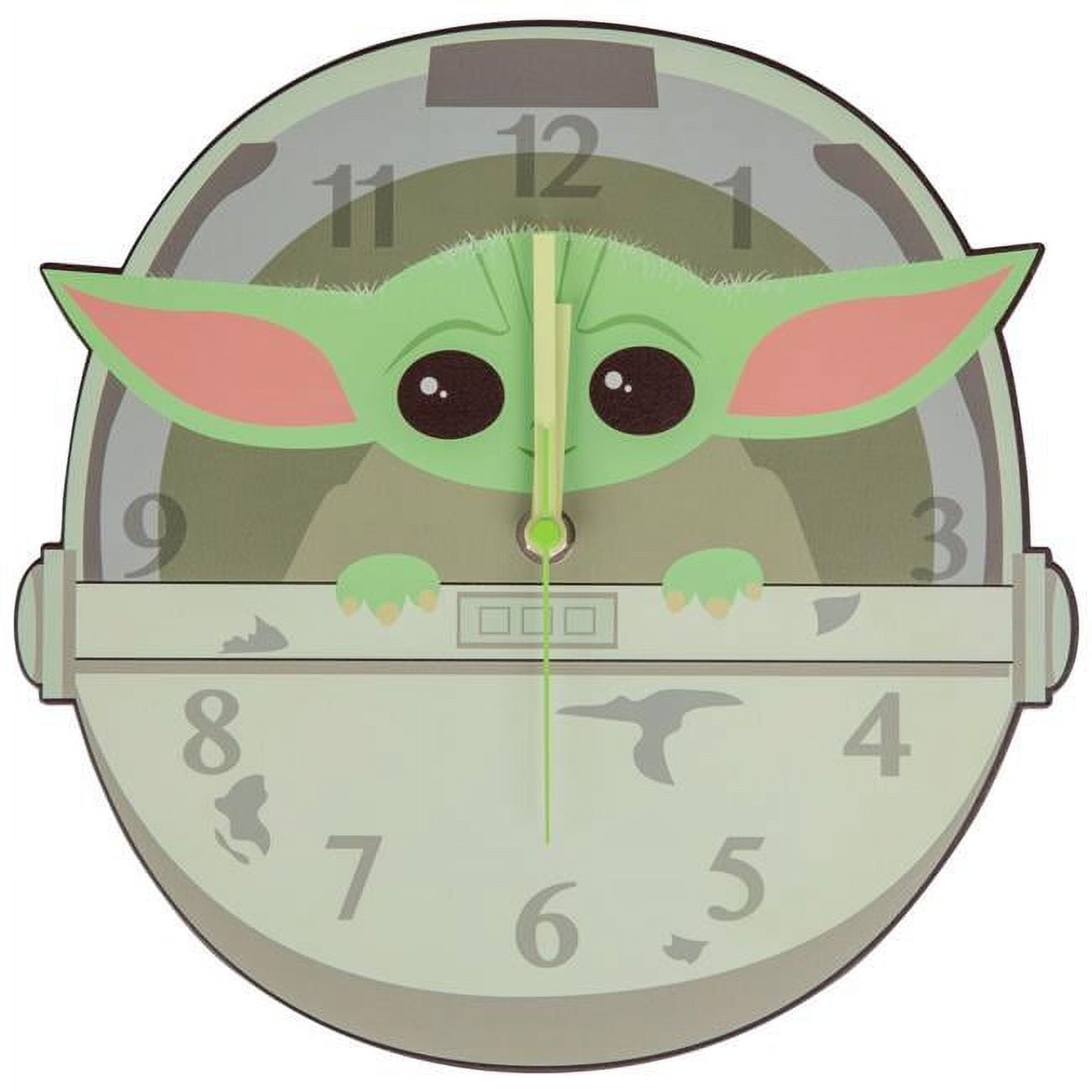 Star Wars 802492 Star Wars the Mandalorian the Child Pod Clock ...