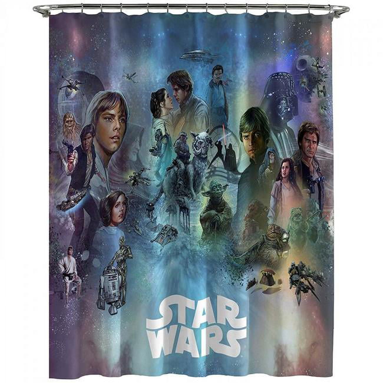 Star Wars 805726 Star Wars Celebration Shower Curtain - Walmart.com