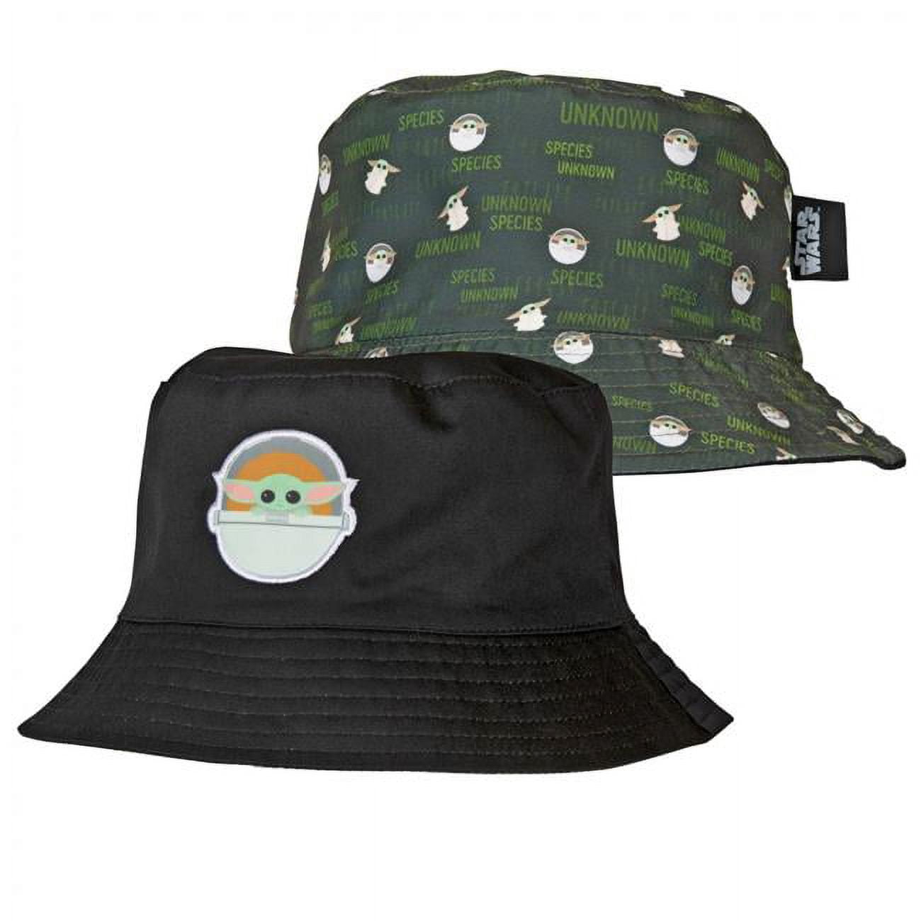 Star Wars 820992 The Mandalorian The Child Grogu Reversible Bucket Hat ...