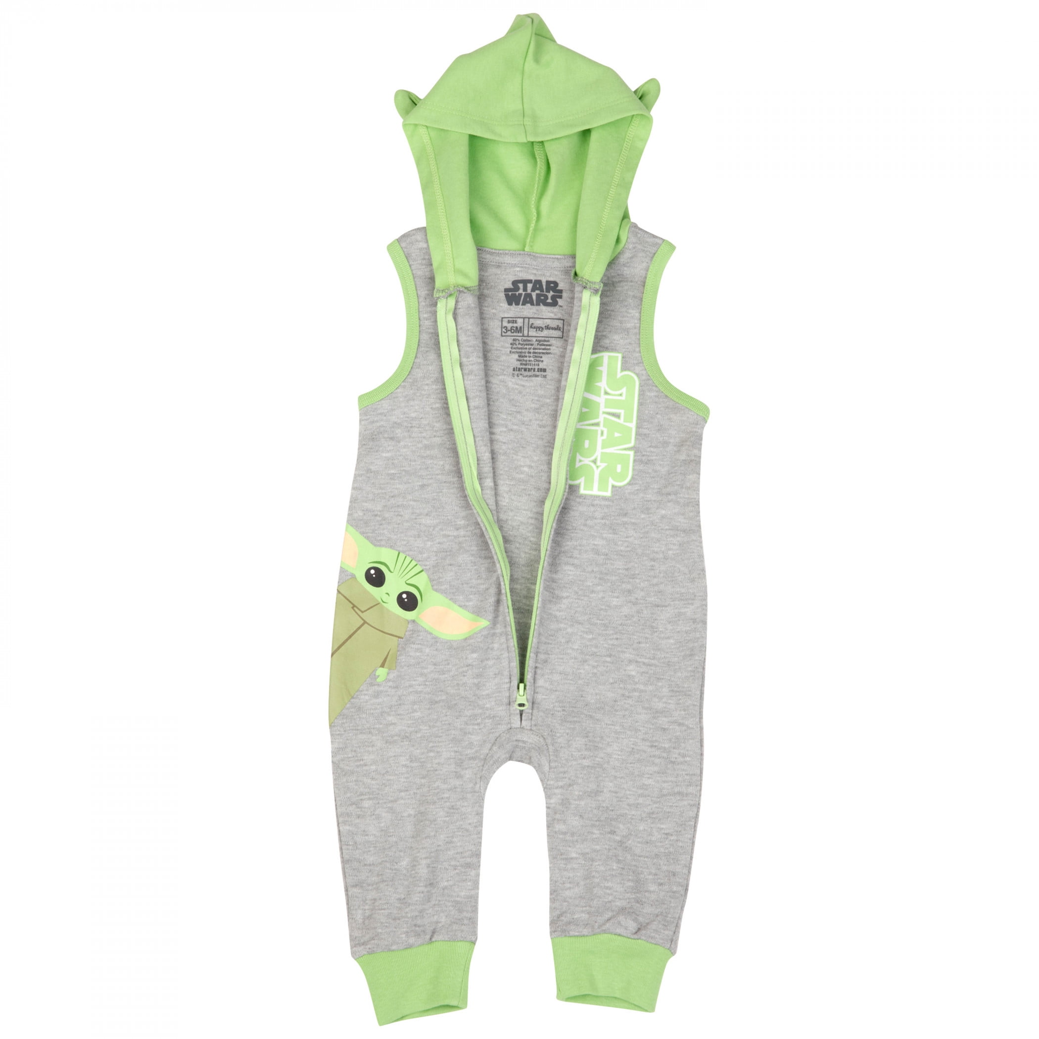 Star Wars 832239-0-3months The Child Grogu I m All Ears Sleeveless ...