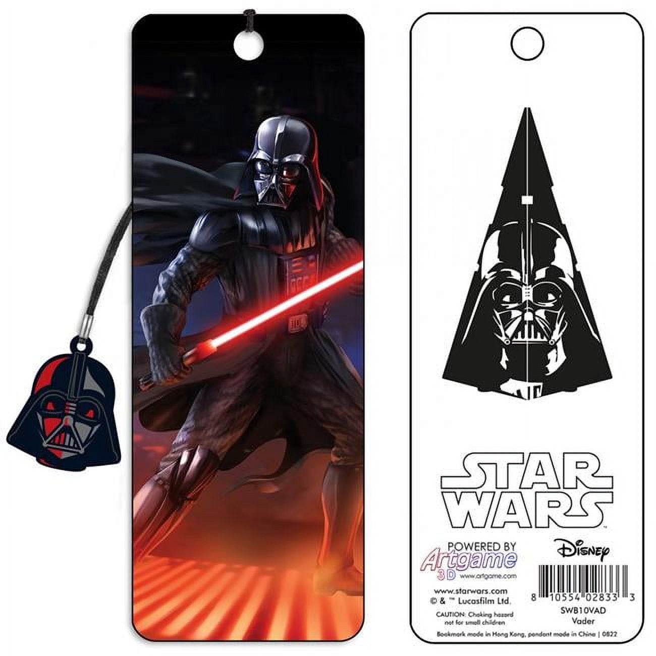 Star Wars 865787 Star Wars Darth Vaders Stand Bookmark with Charm ...
