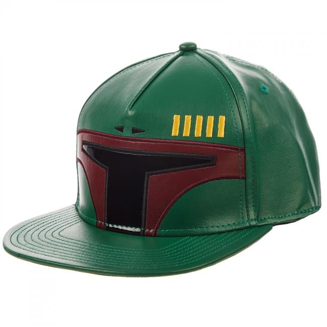 Star Wars 881232 Boba Fetts Helmet Flatbill Snapback Hat - Walmart.com