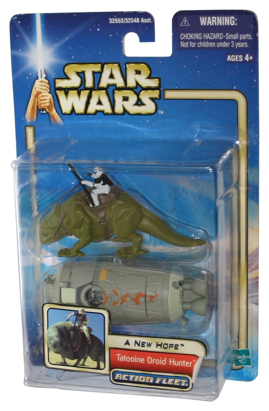 Star Wars A New Hope Action Fleet (2002) Tatooine Droid Hunter Figure ...