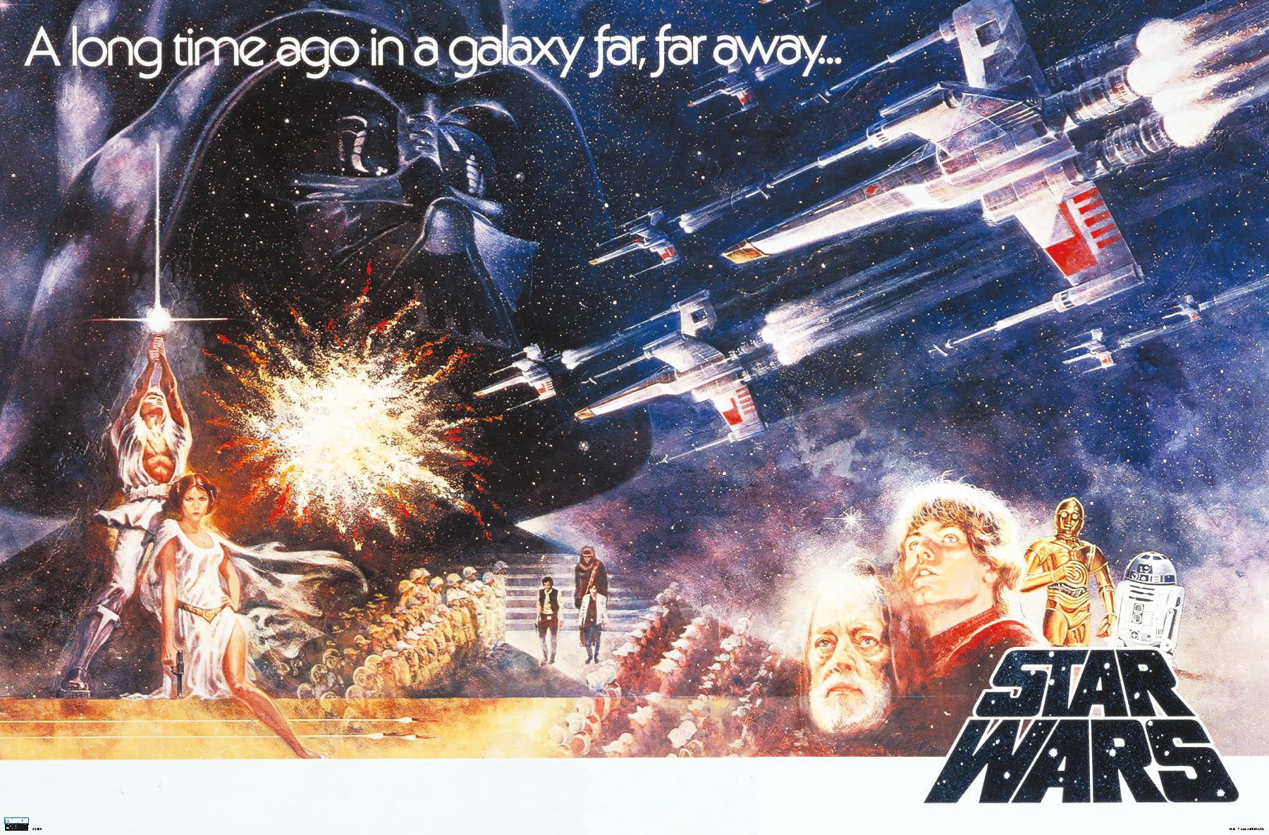 Star Wars: A New Hope - Horizontal One Sheet Wall Poster, 22.375" x 34 ...